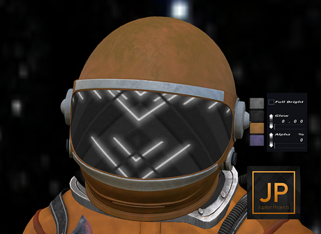 Second Life Marketplace - 13.[Since1975] Astro Helmet &Gif (ColorHud)